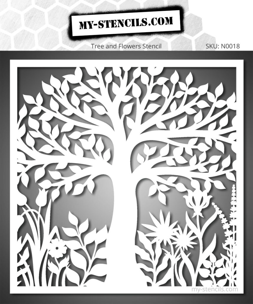 Nature Stencils: Trees, Leaves for Green Decor