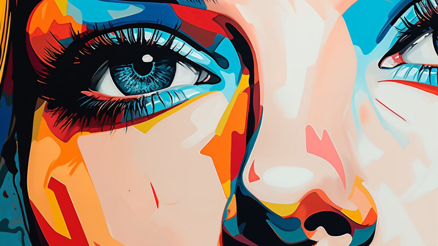 Expressions in Close-Up: Unleash Your Artistry with Pop Art Stencil ...