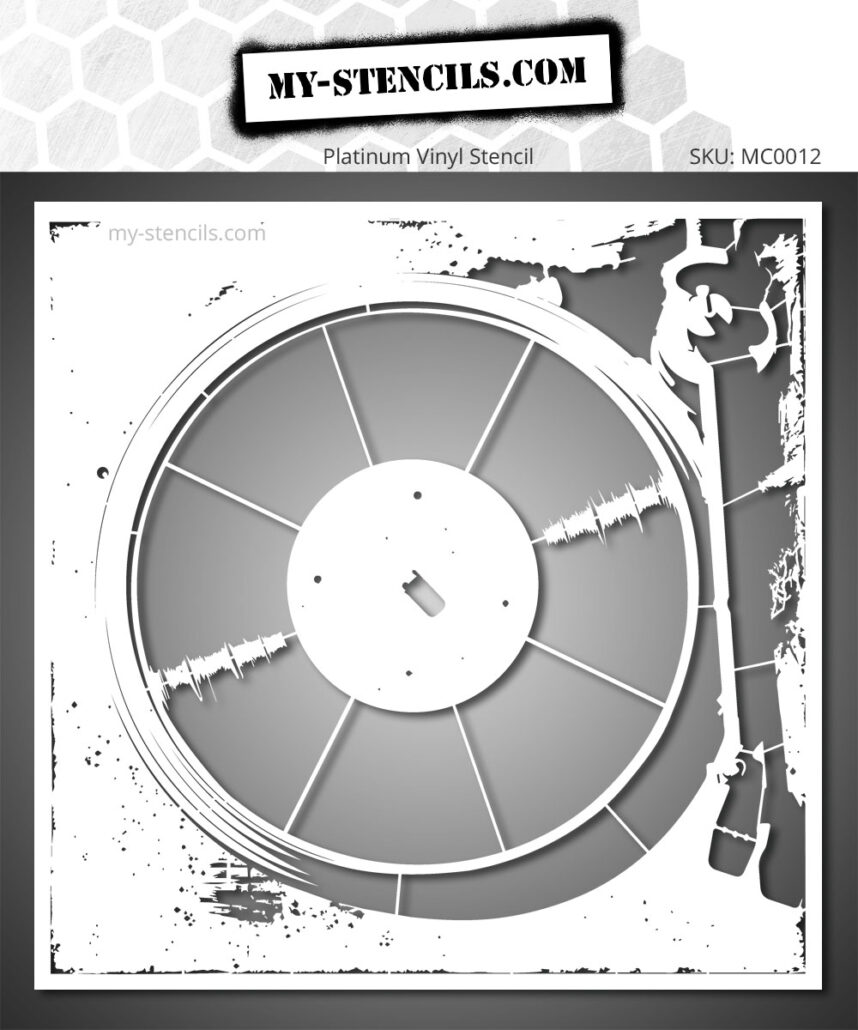 Platinum Vinyl Stencil – Bring Rhythm to Your Creations