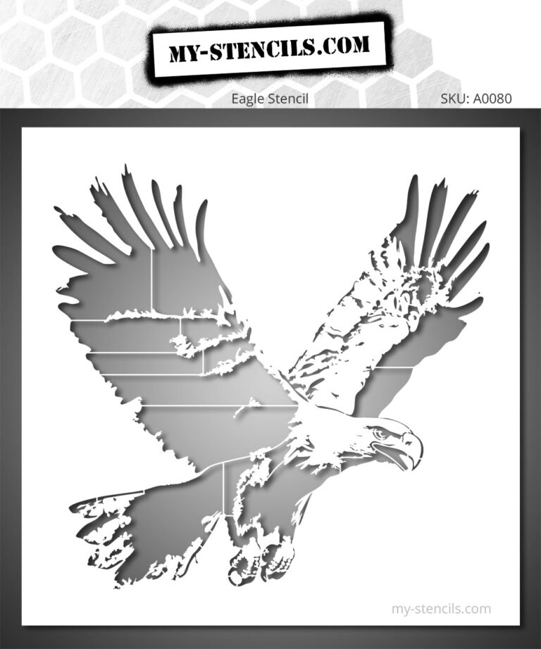 Royal Eagle Stencil – For a Bold and Unique Wild Décor