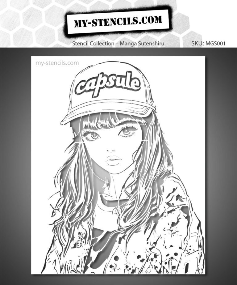 Manga Sutenshiru Stencils – Japanese & Street Art Style