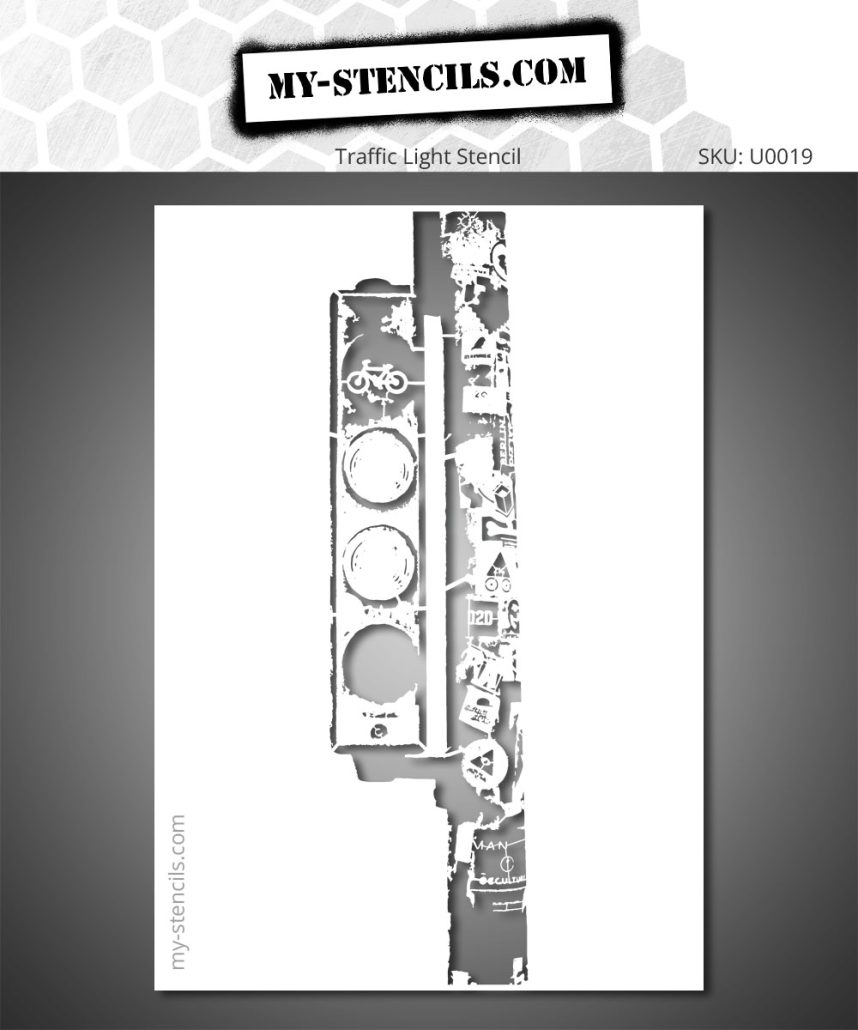 Traffic Light Stencil – Street Art & Urban Energy